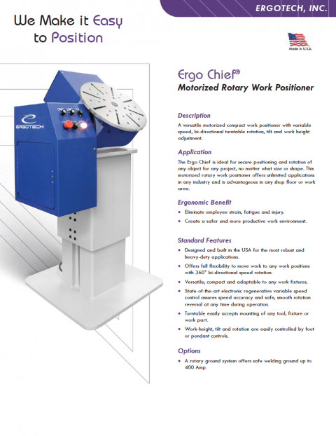 Product Catalog ErgoTech - Trol-Mation